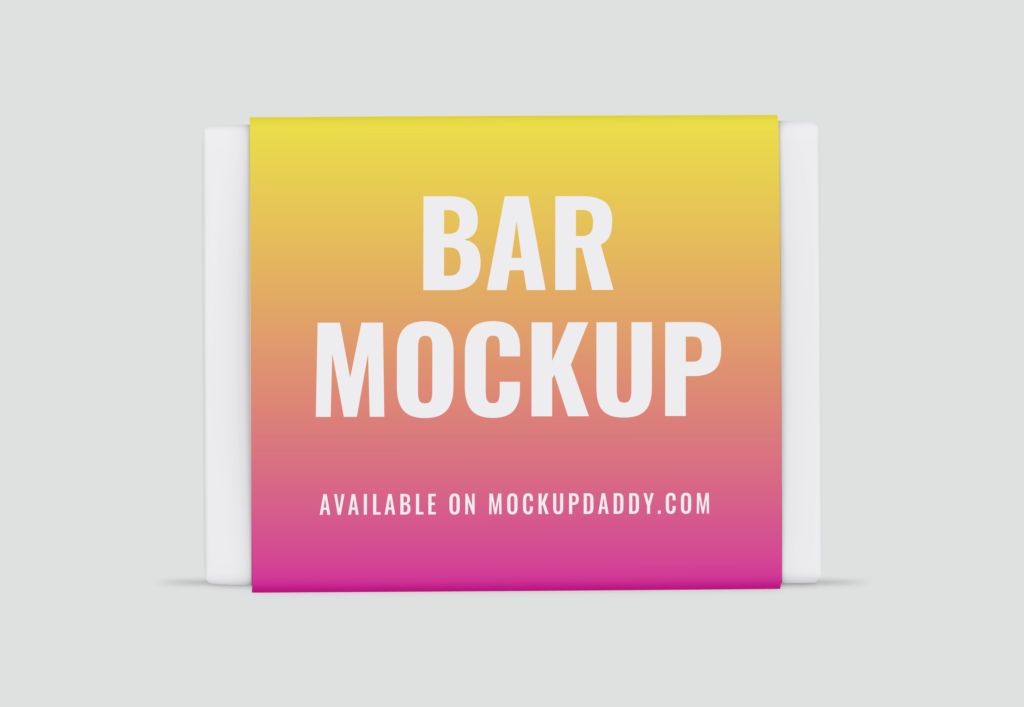 Chocolate Bar Wrapper Mockup - Mockup Daddy