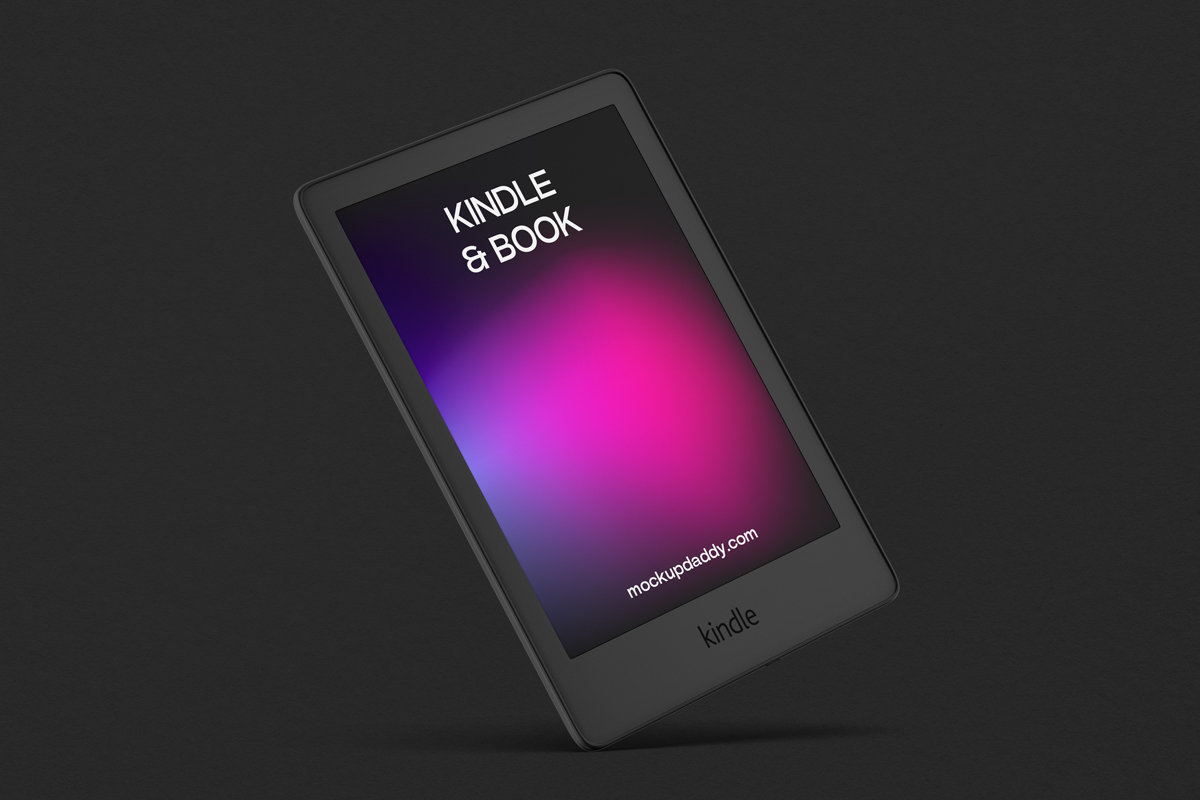 Kindle eBook Mockup - Mockup Daddy