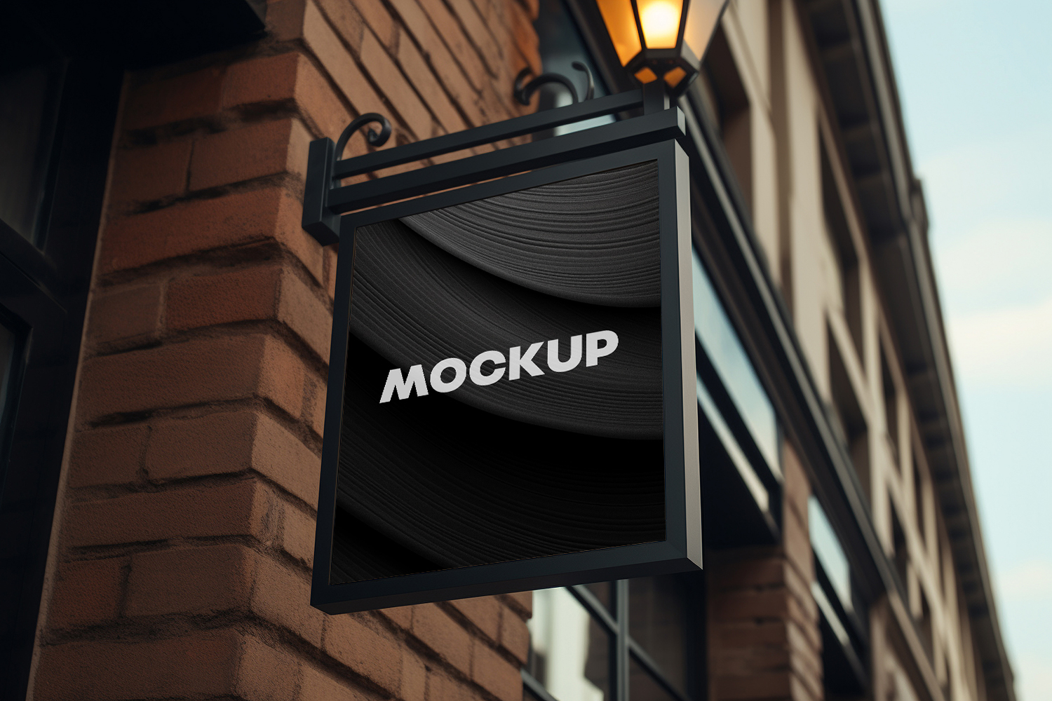 Retail Store Signboard Mockup - Mockupdaddy